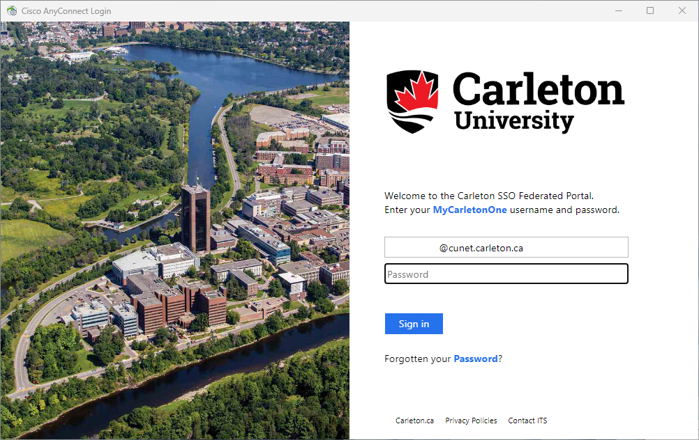 Students in Courses Requiring VPN - Help Centre