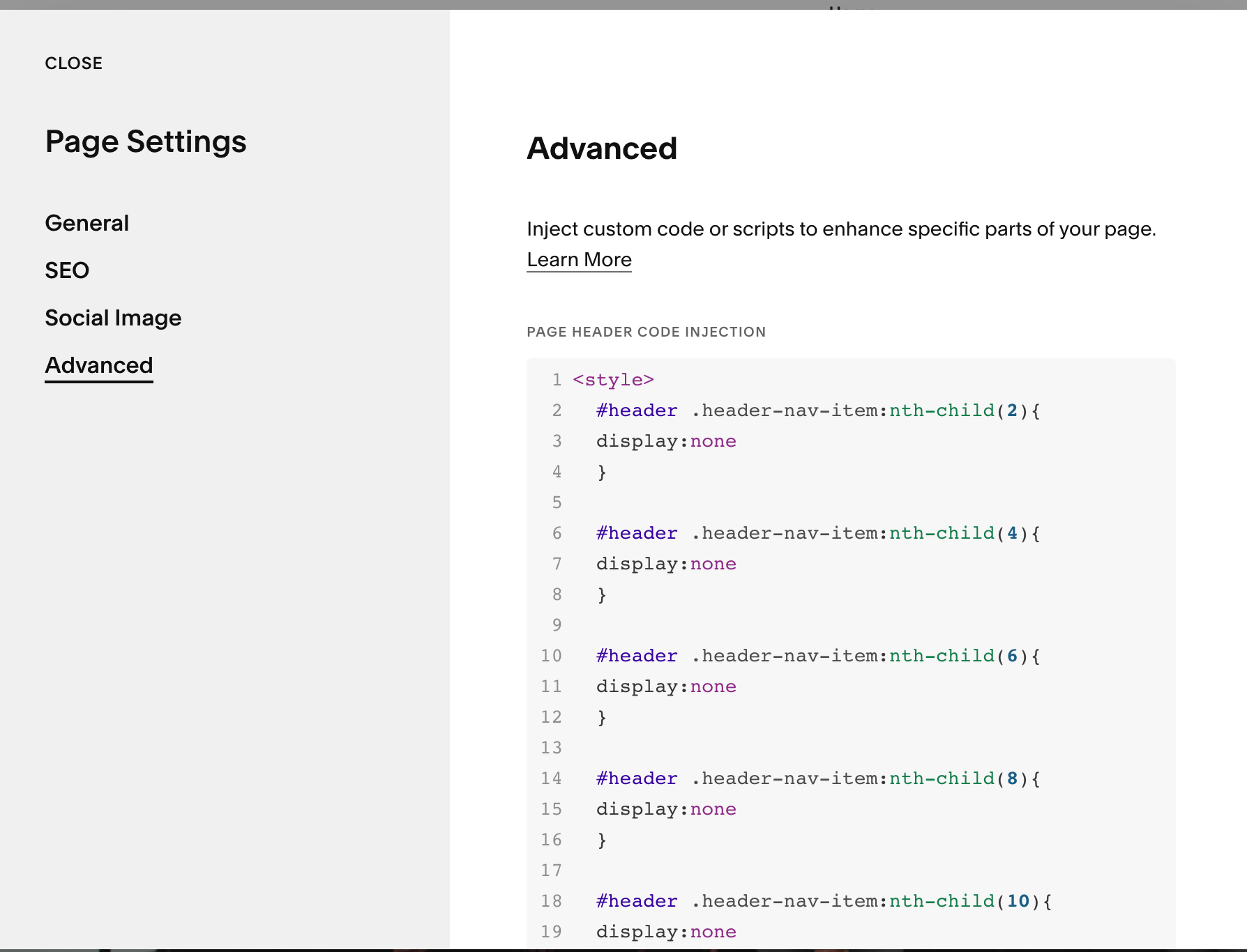 BEHK - Menu - Carleton CMS Help Centre