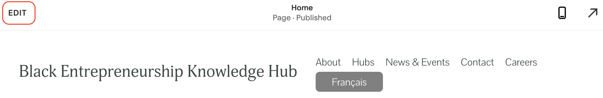 BEKH - English/French Title setup - Carleton CMS Help Centre